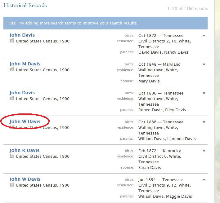 FamilySearch Demonstration